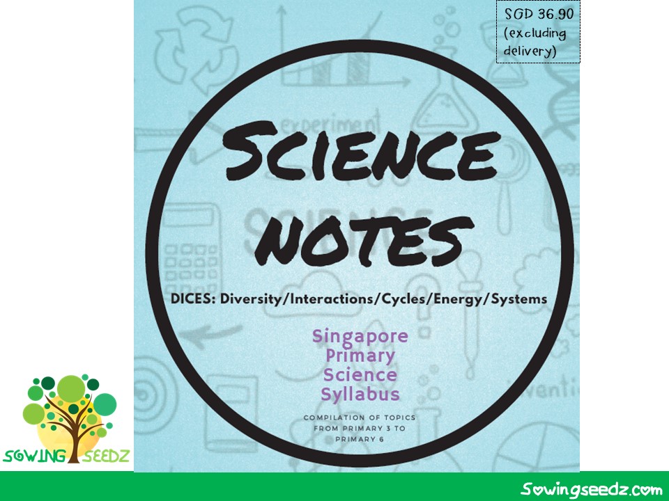 Science Lesson Notes (Singapore Primary Science Syllabus) – Sowing Seedz